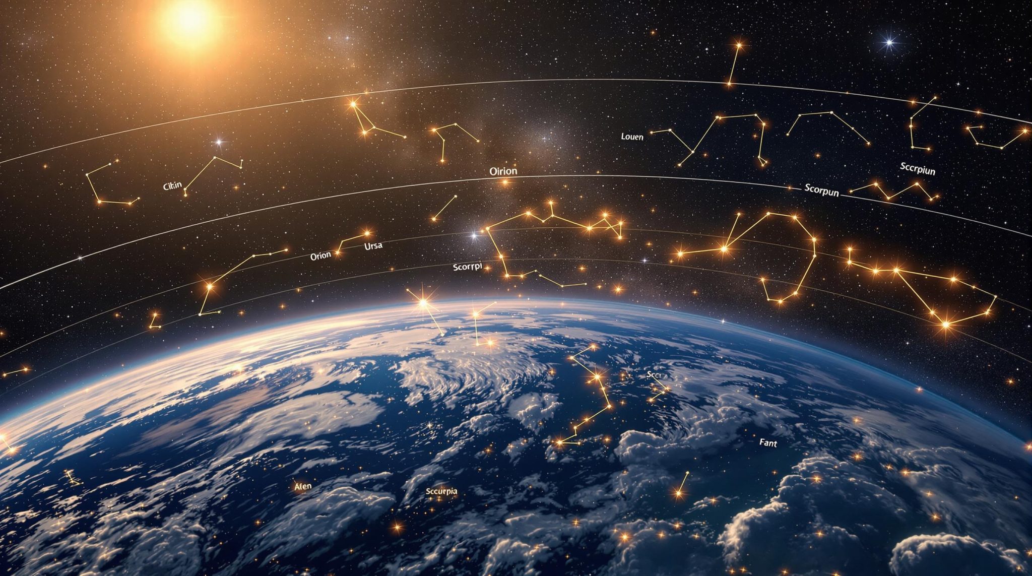 Seasonal Constellations : Why Do We See Different Constellations in ...