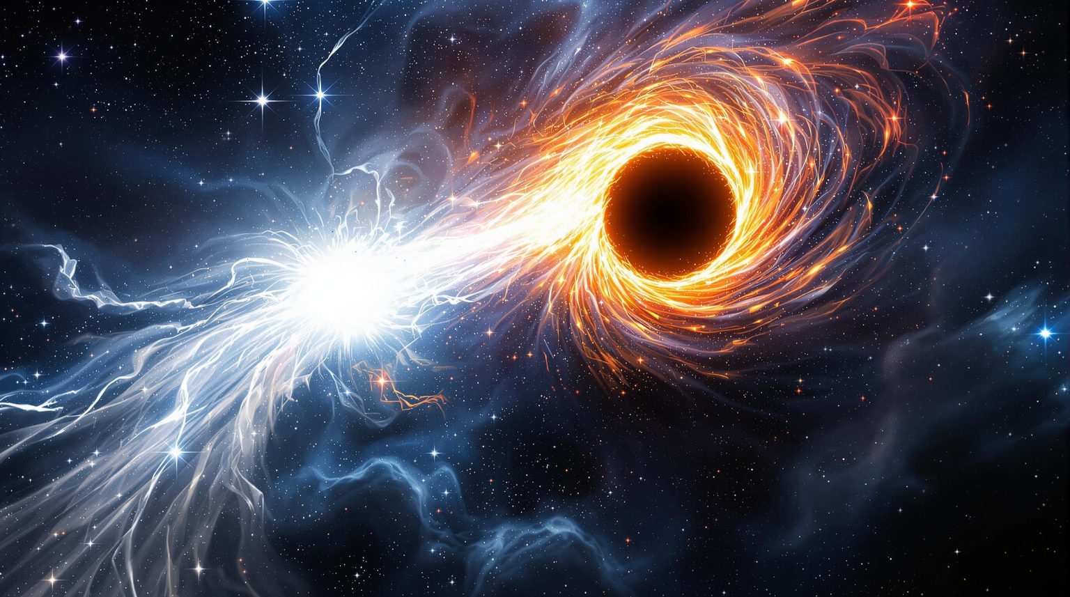 Black Hole vs White Hole Space: The Dual Mysteries of the Universe + 4 Key Feautures - space ...
