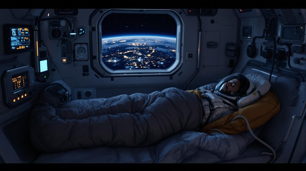 How Do Astronauts Sleep in Space? 10 facts - space Facts - spaceyv